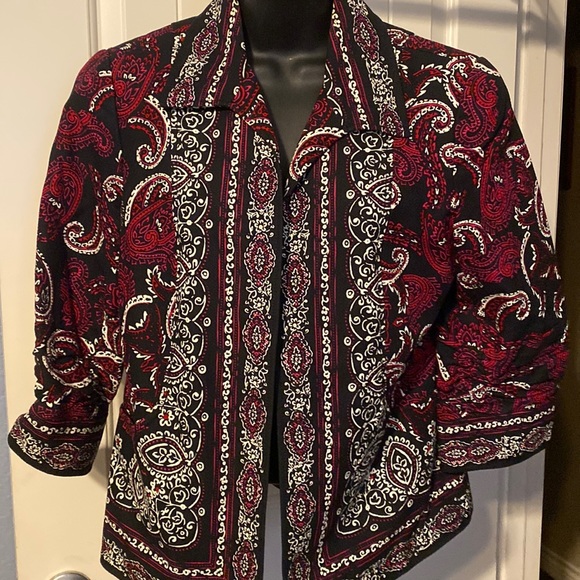 Coldwater Creek | Jackets & Coats | Fully Lined Paisley Print Jacket In ...